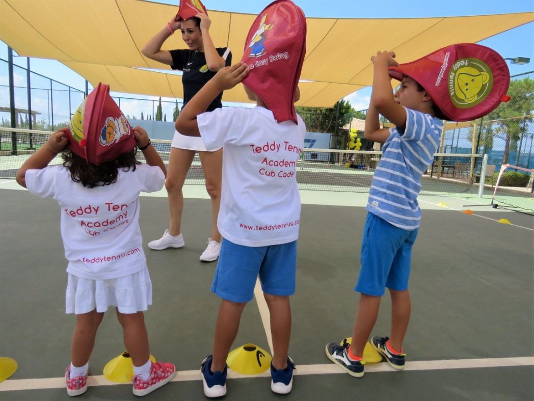 Tennis for ages 2 to 5+, children everywhere love playing Teddy Tennis