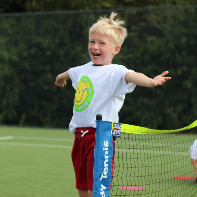 Tennis for ages 2 to 5+, children everywhere love playing Teddy Tennis